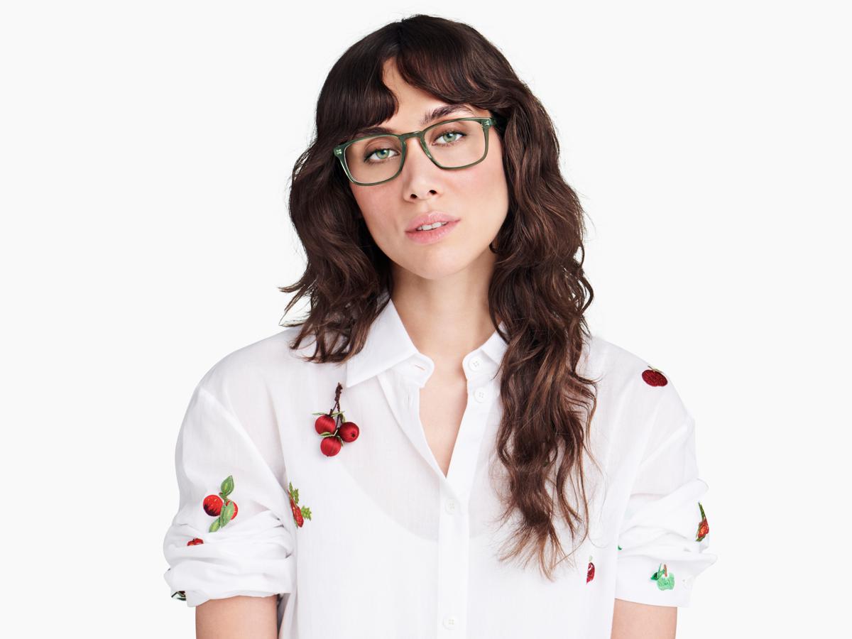 Bensen Eyeglasses in Rosemary Crystal