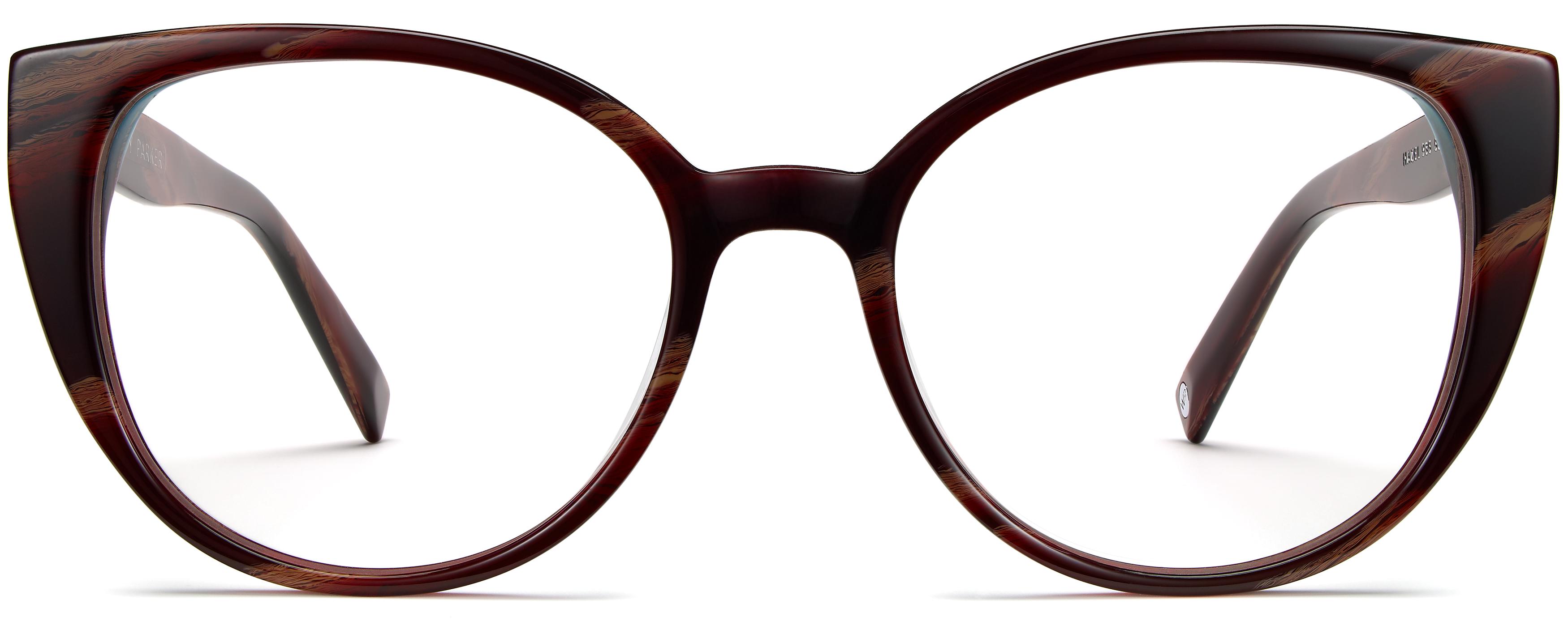 Hazel Eyeglasses In Striped Auburn Warby Parker