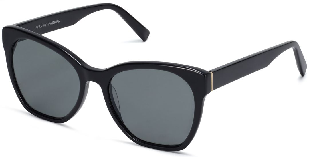 Rhea Sunglasses in Jet Black | Warby Parker