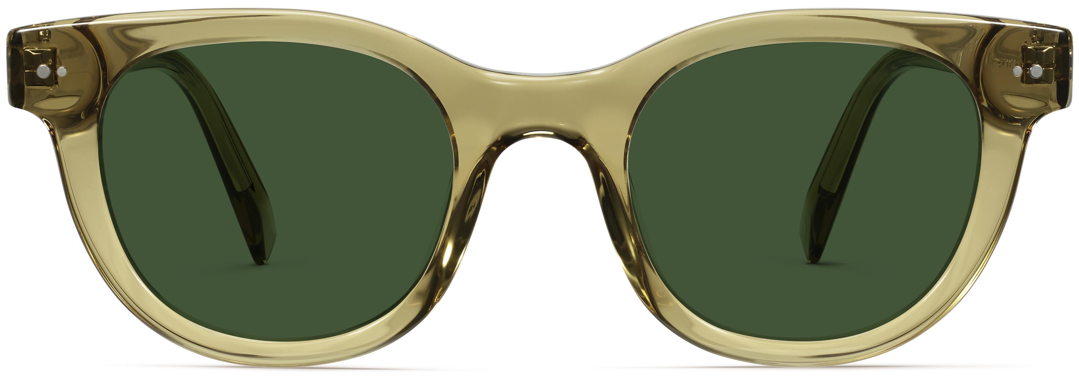 Gideon Sunglasses in Green Tea Crystal