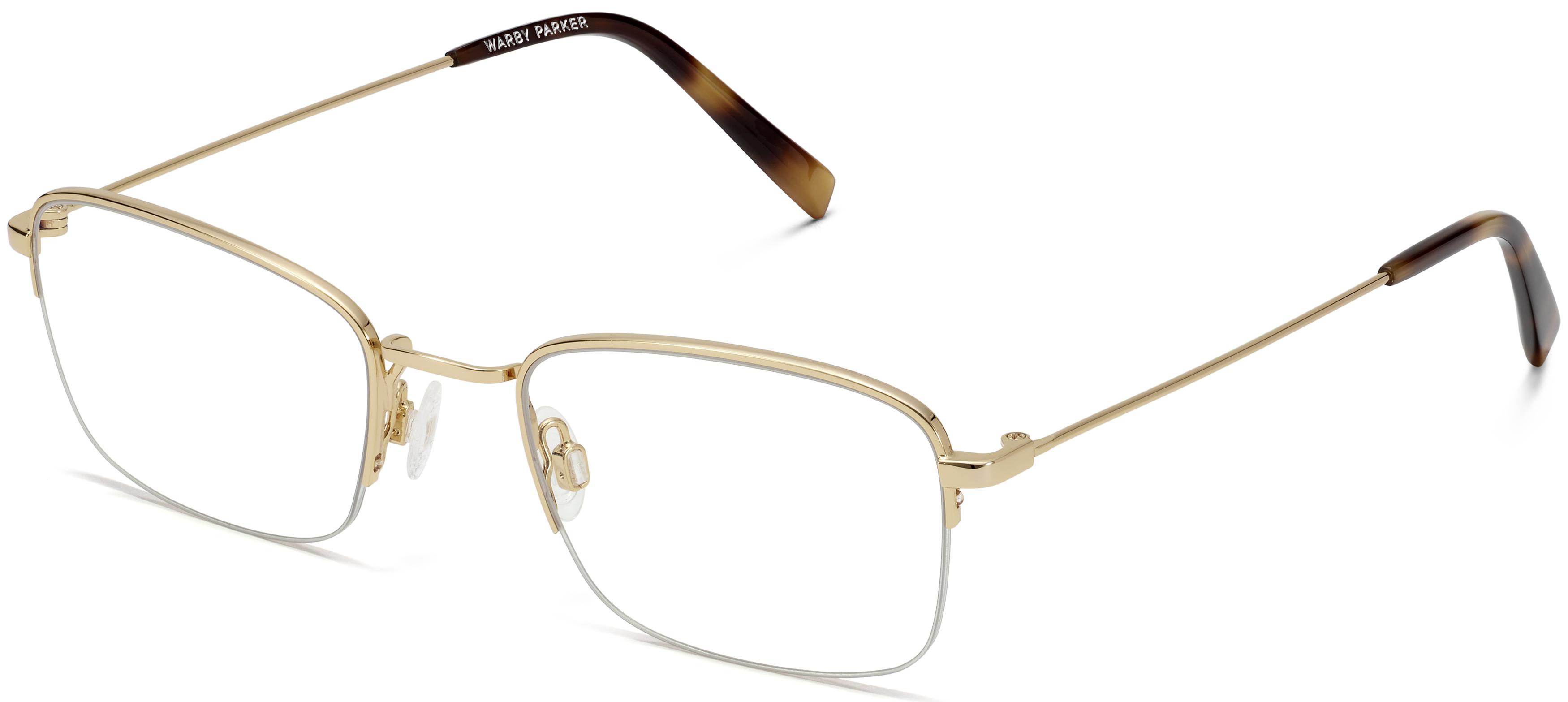 Armando Eyeglasses in Polished Gold