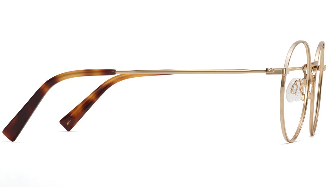 Simon Eyeglasses in Polished Gold | Warby Parker