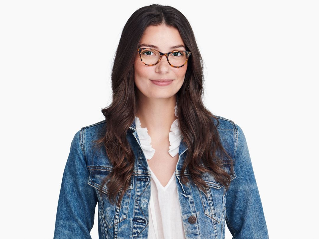 Madeleine Eyeglasses in Oyster Shell Tortoise | Warby Parker