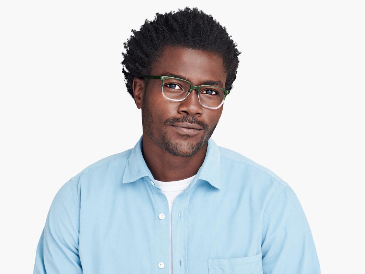 Hayden Eyeglasses in Rosemary Crystal Fade | Warby Parker