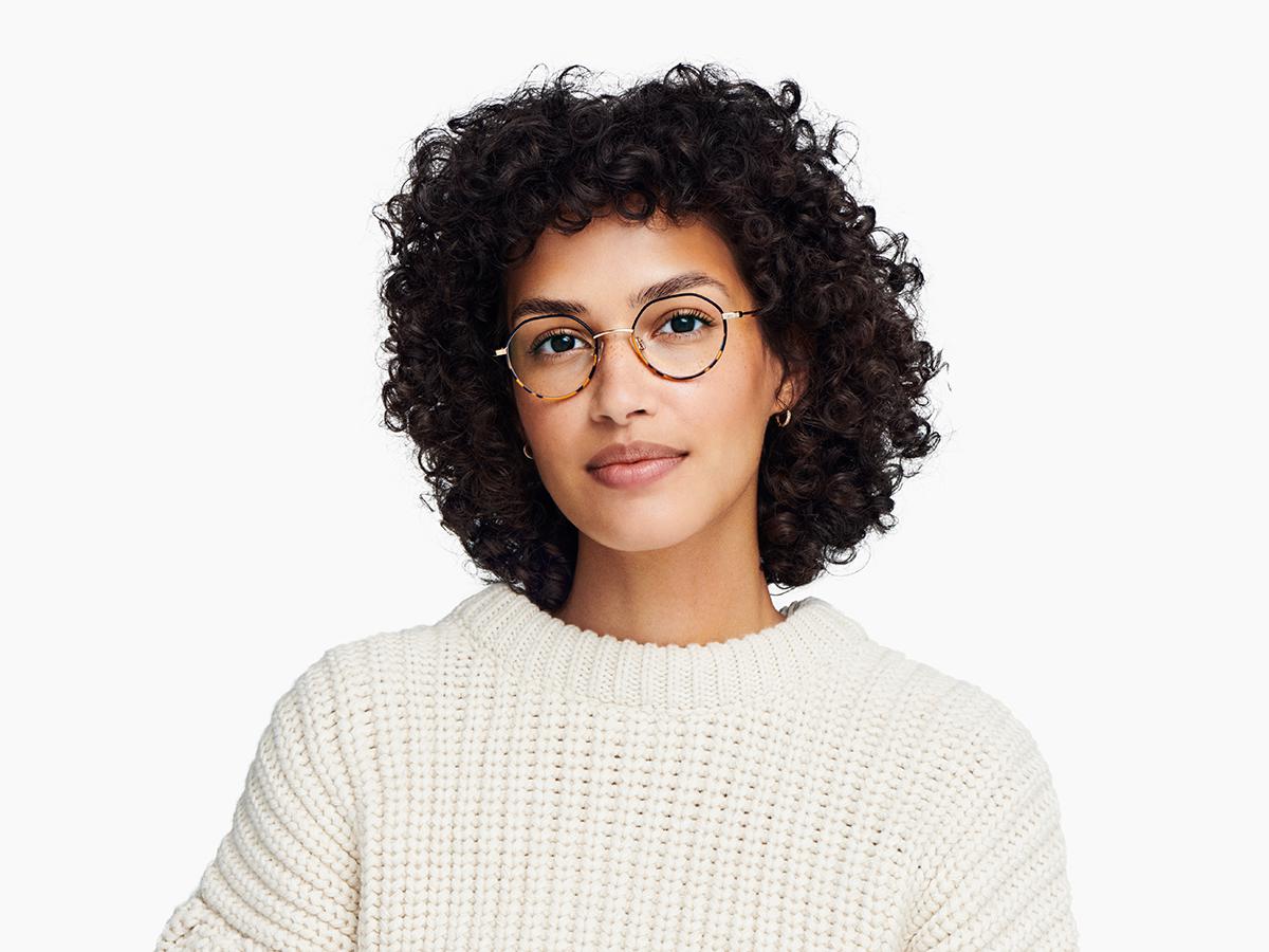 Layton Eyeglasses in Goldfinch Tortoise Fade with Polished Gold | Warby ...