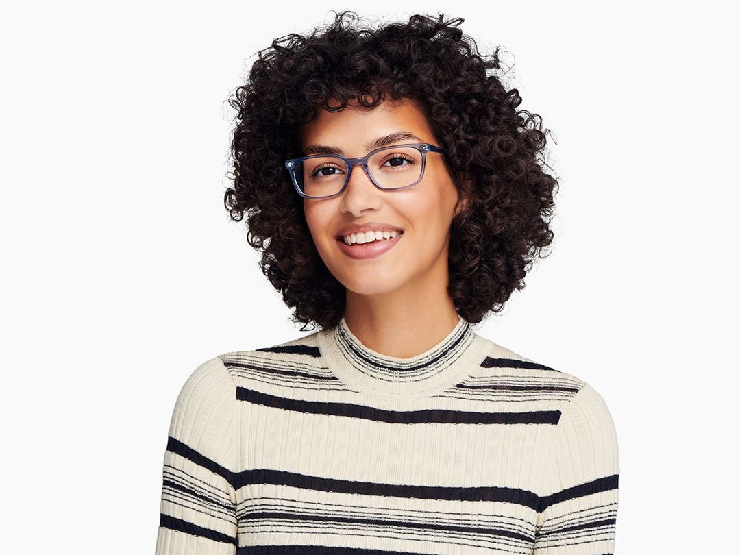 Weathers Eyeglasses in Periwinkle Crystal | Warby Parker