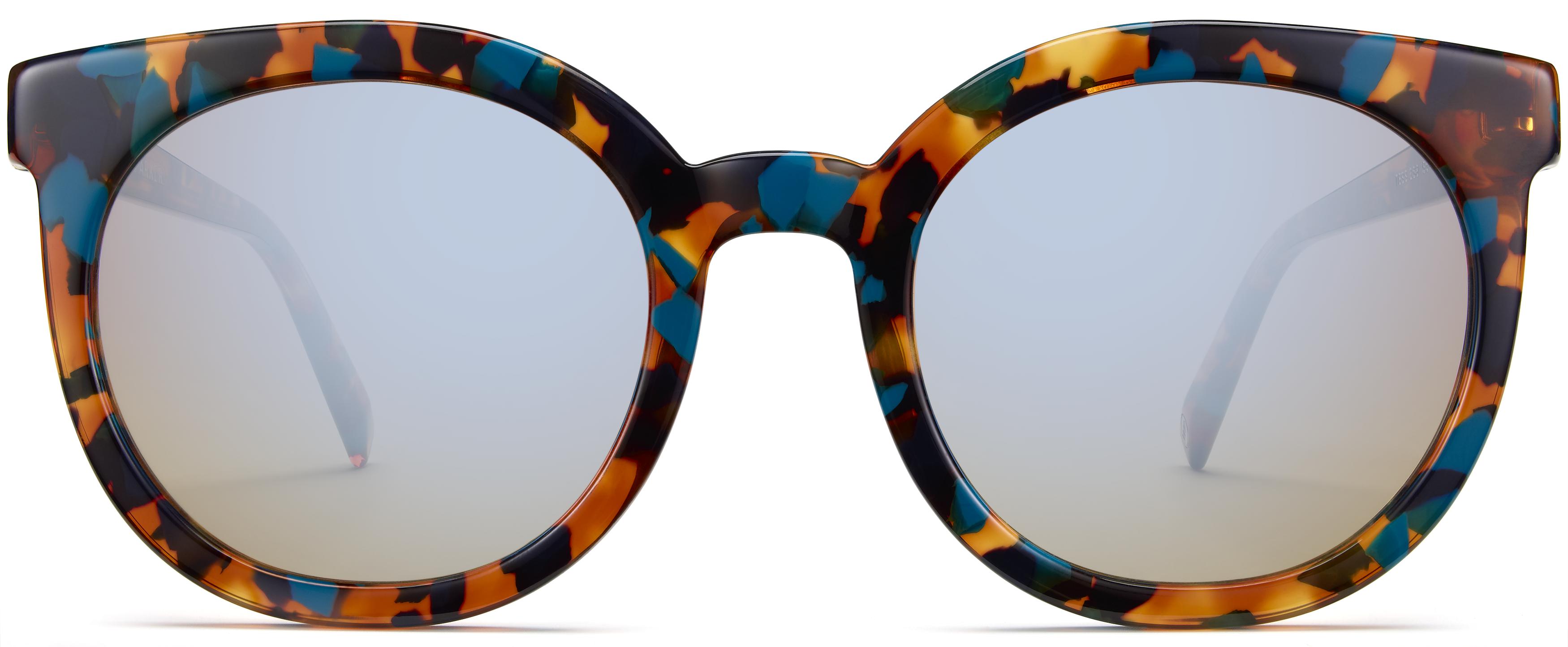 Tess Sunglasses in Teal Tortoise | Warby Parker