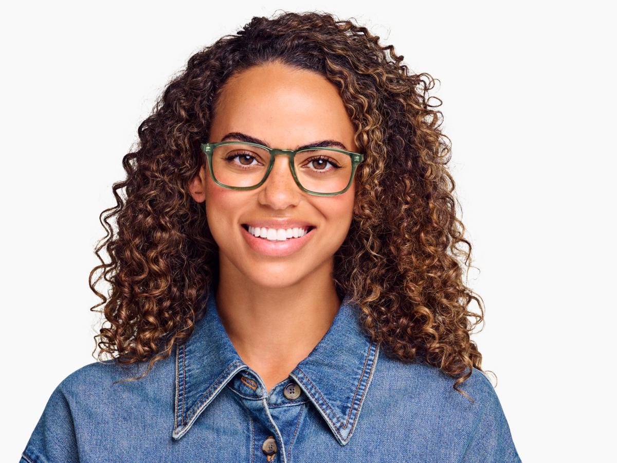 Bensen Eyeglasses in Rosemary Crystal