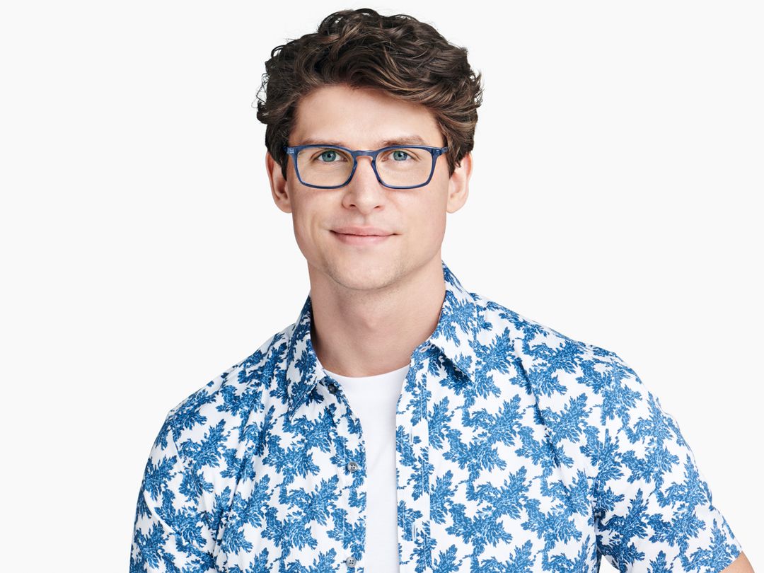 Chase Eyeglasses in Azure Crystal | Warby Parker