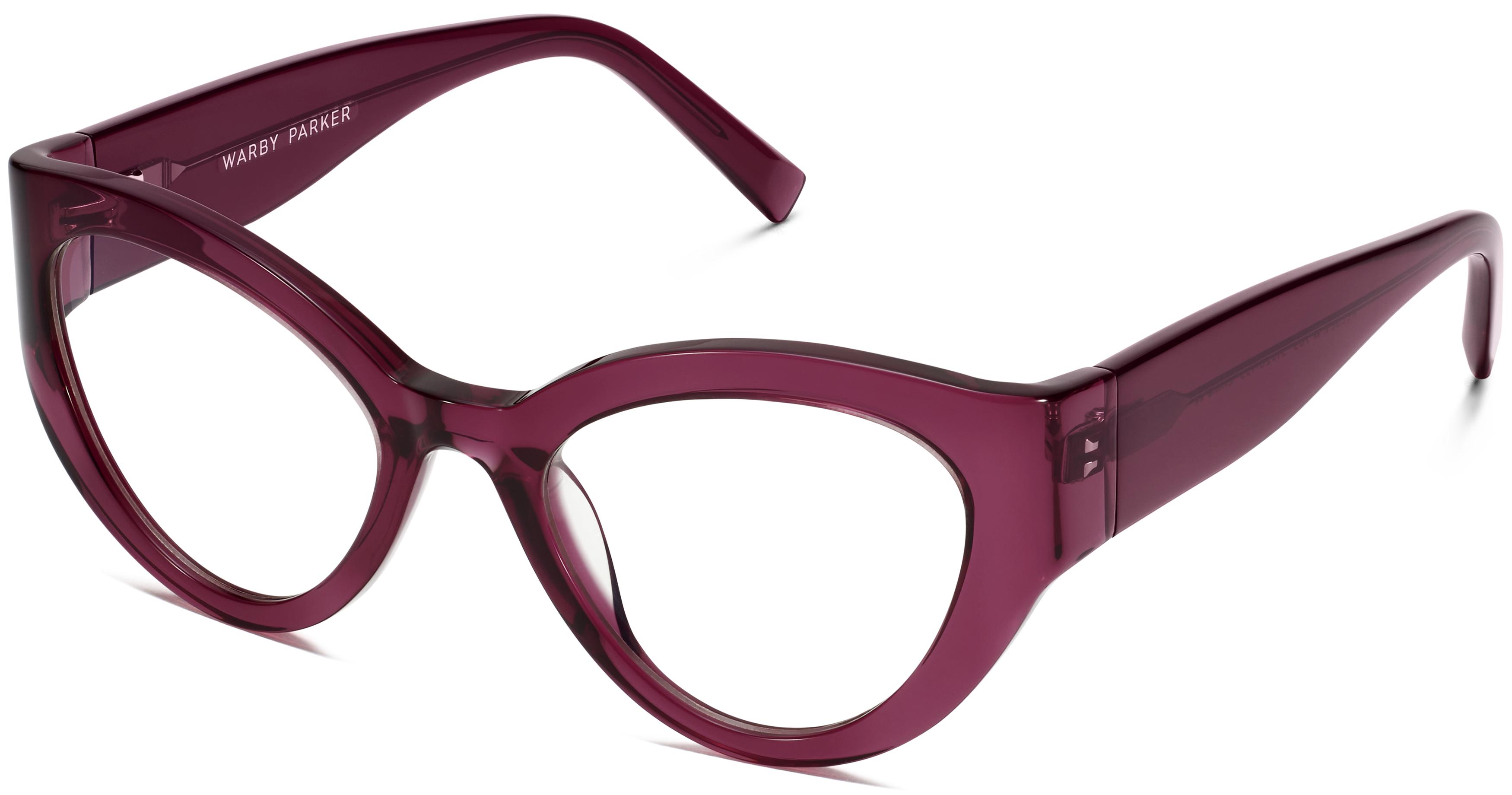 Kelsey Eyeglasses in Candied Berry Crystal
