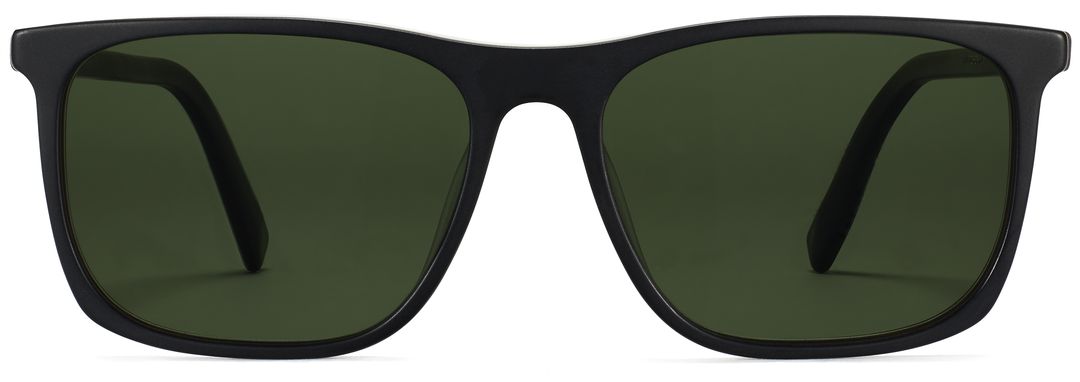 Fletcher Low Bridge Fit Sunglasses in Black Matte Eclipse | Warby Parker