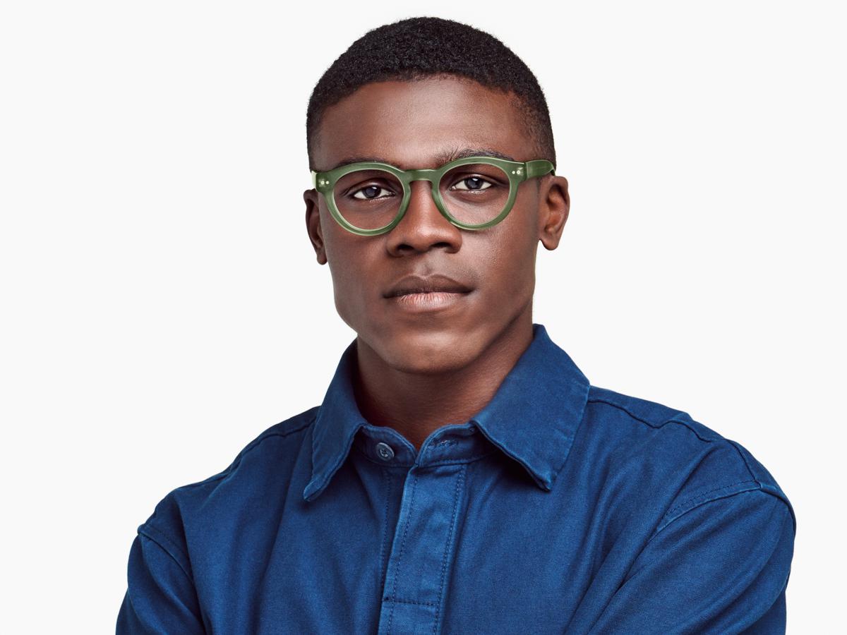 Tal Eyeglasses in Rosemary Crystal Matte