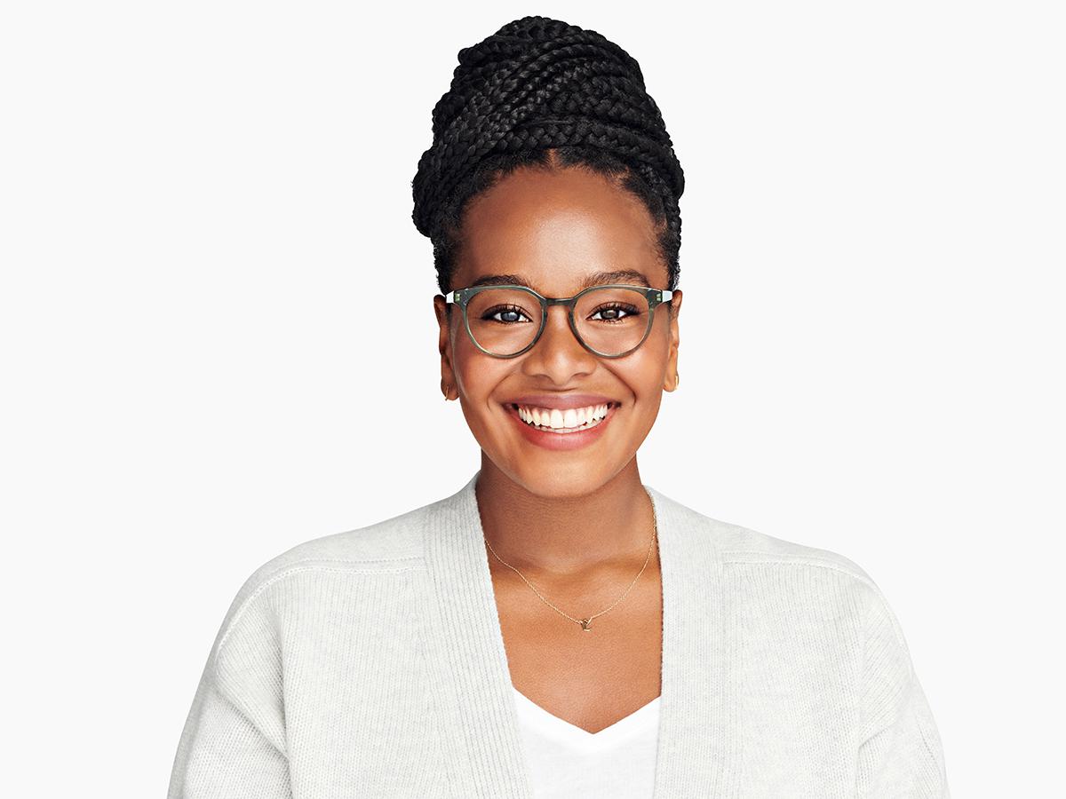 Wright Low Bridge Fit Eyeglasses in Rosemary Crystal