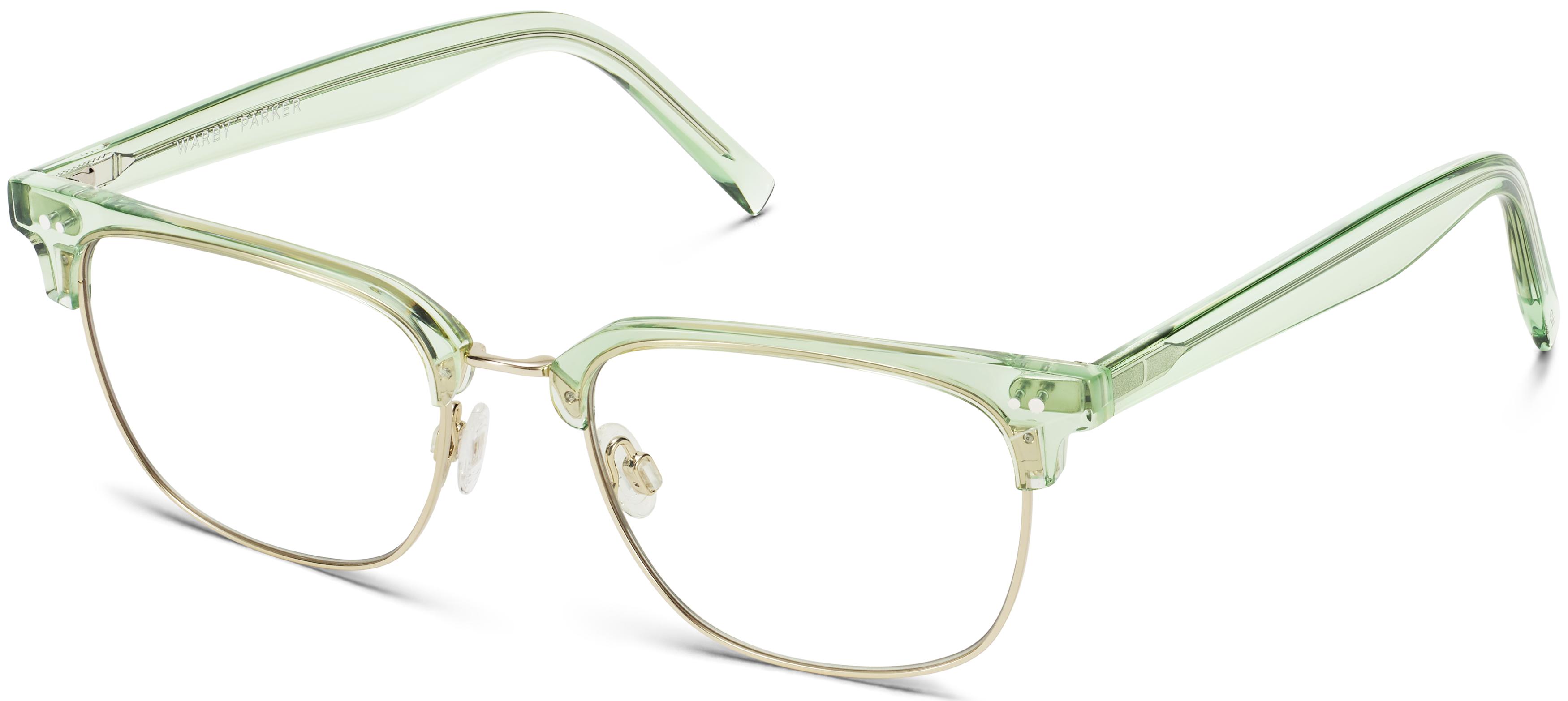 Baird Eyeglasses in Juniper Crystal with Riesling