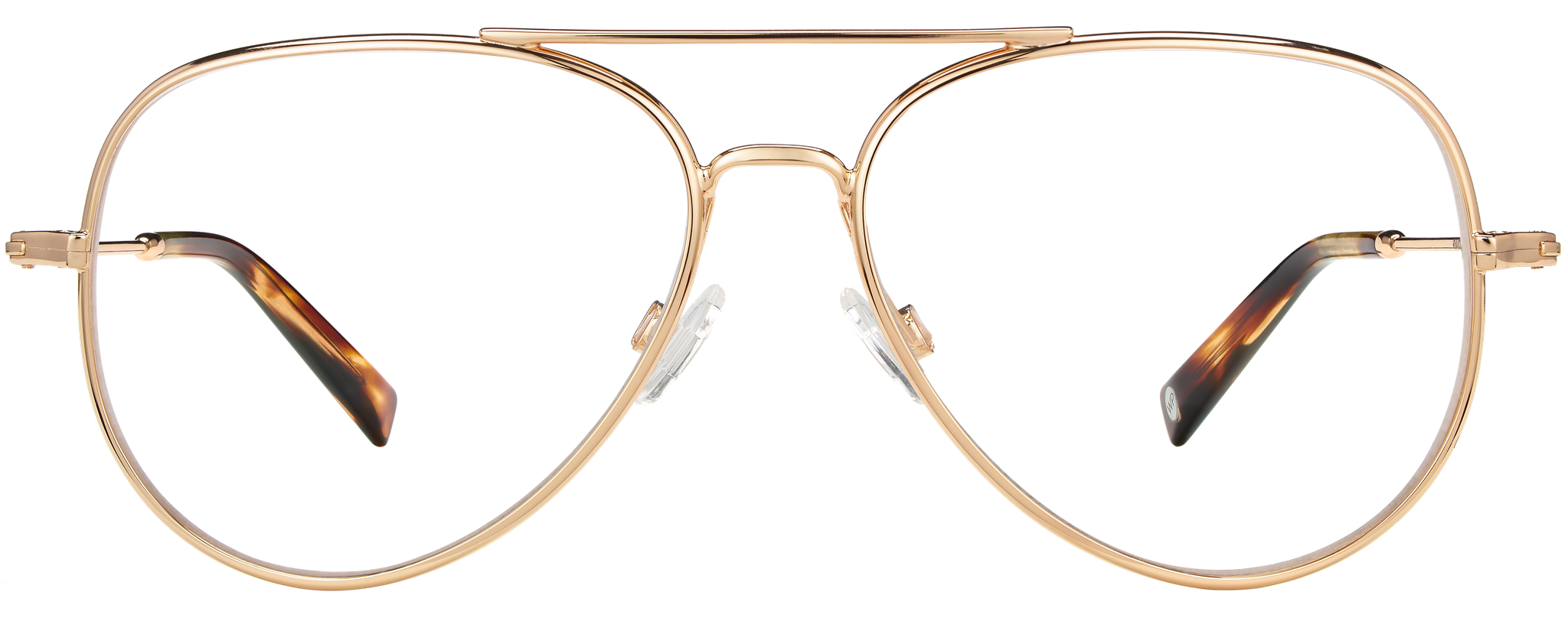Raider Eyeglasses in Polished Gold | Warby Parker