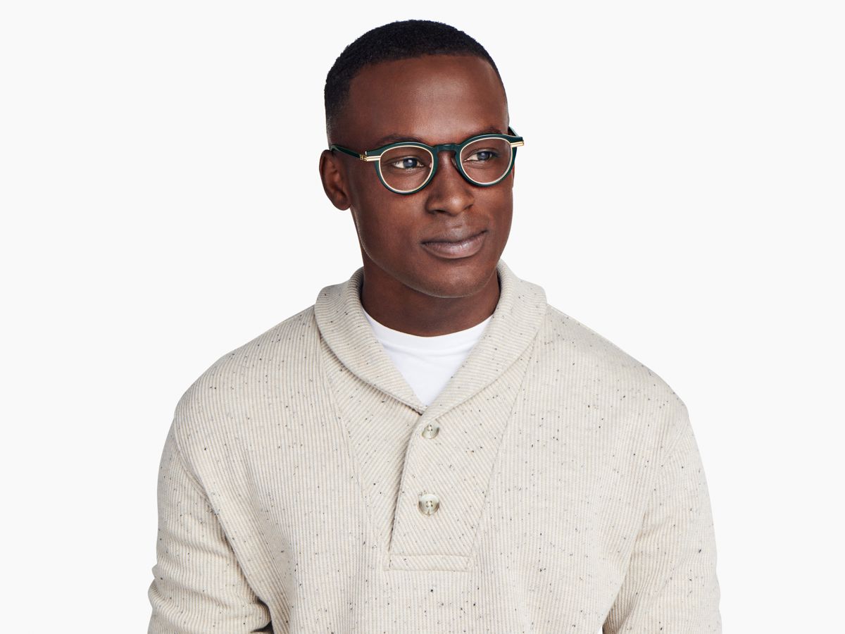 Arti Eyeglasses in Poblano with Polished Gold | Warby Parker