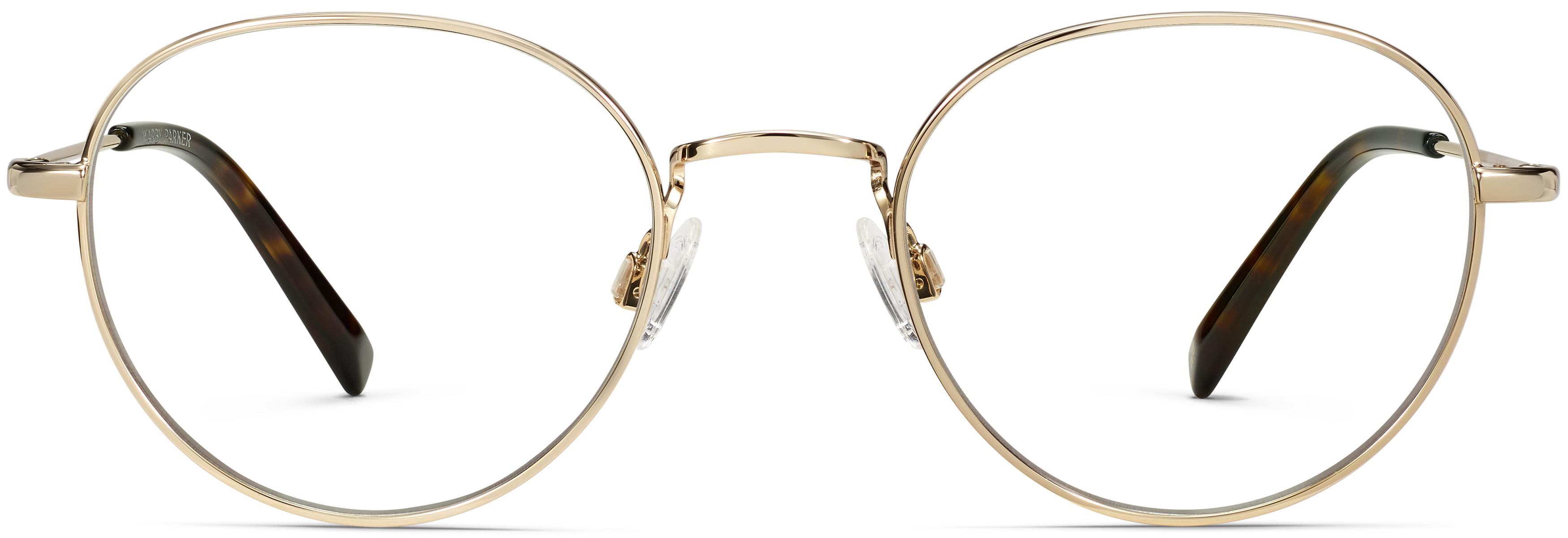 Rafael Eyeglasses in Polished Gold
