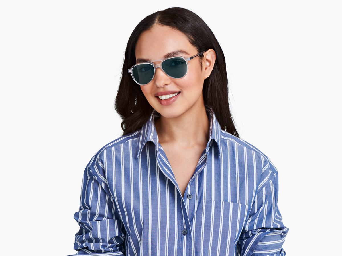 Braden Sunglasses in Crystal