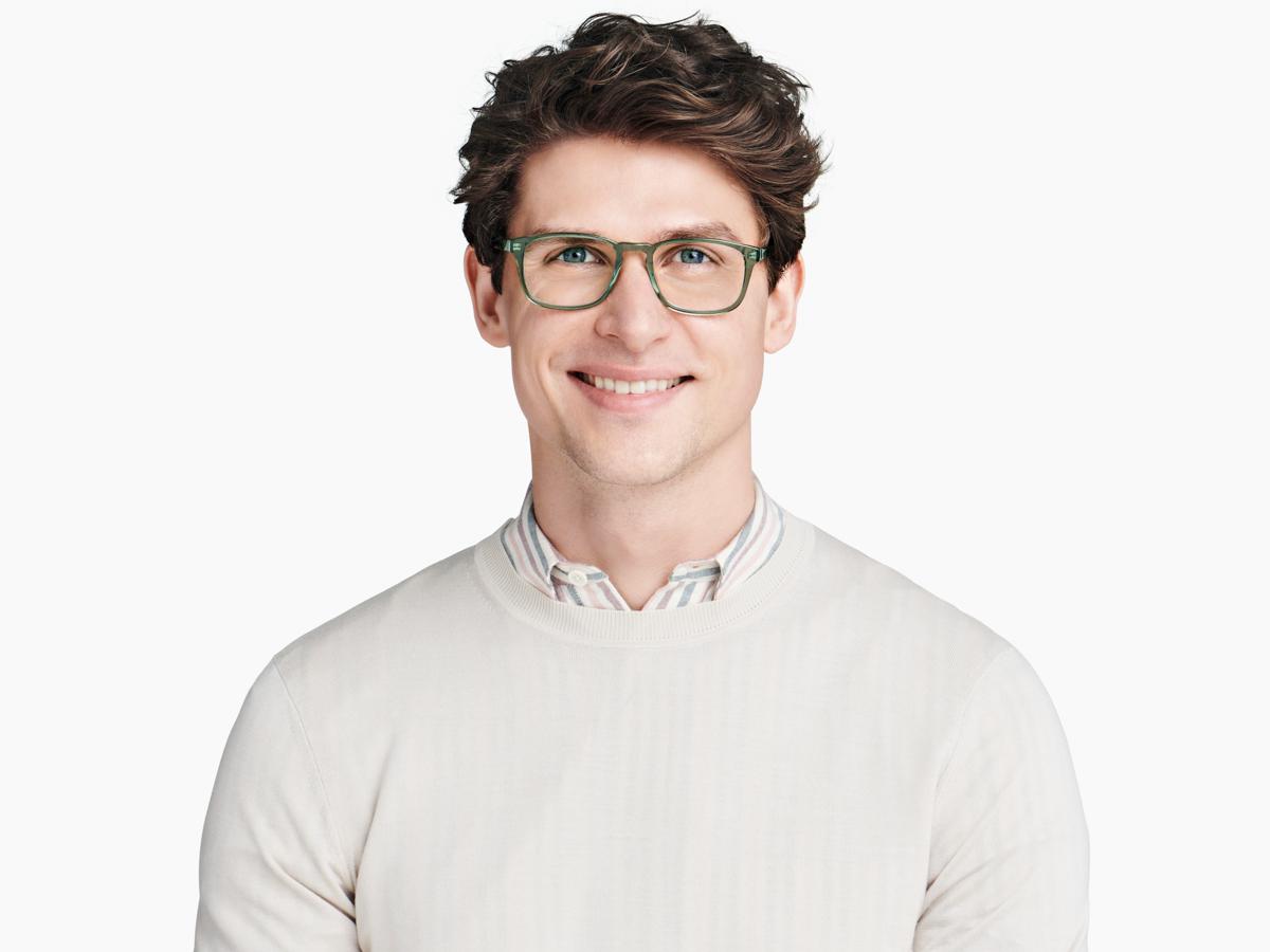 Bensen Eyeglasses in Rosemary Crystal