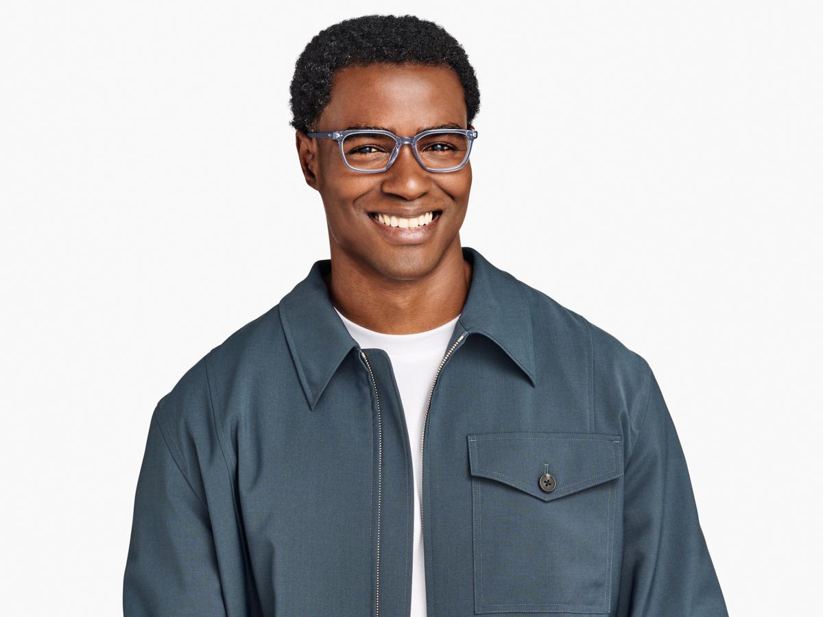 Weathers Eyeglasses in Periwinkle Crystal