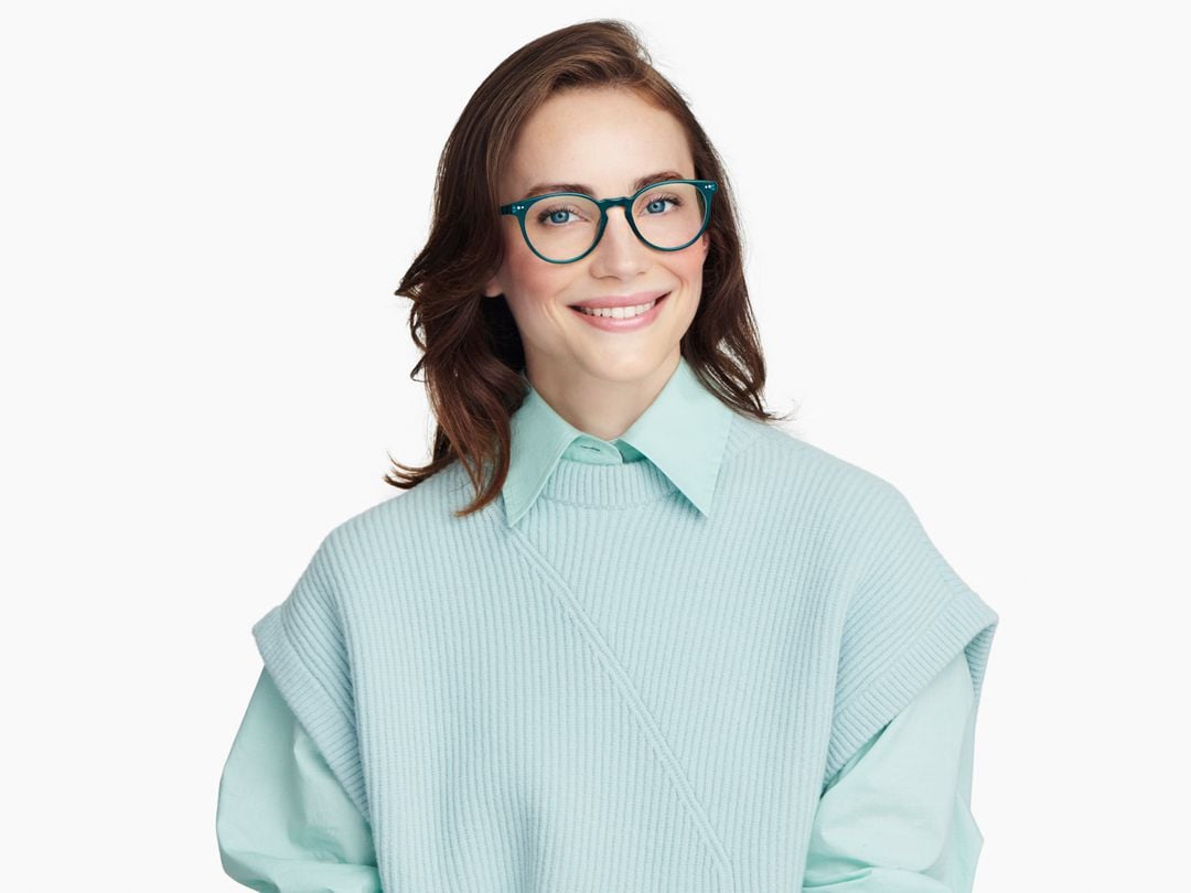 Blakeley Eyeglasses in Peacock Green | Warby Parker