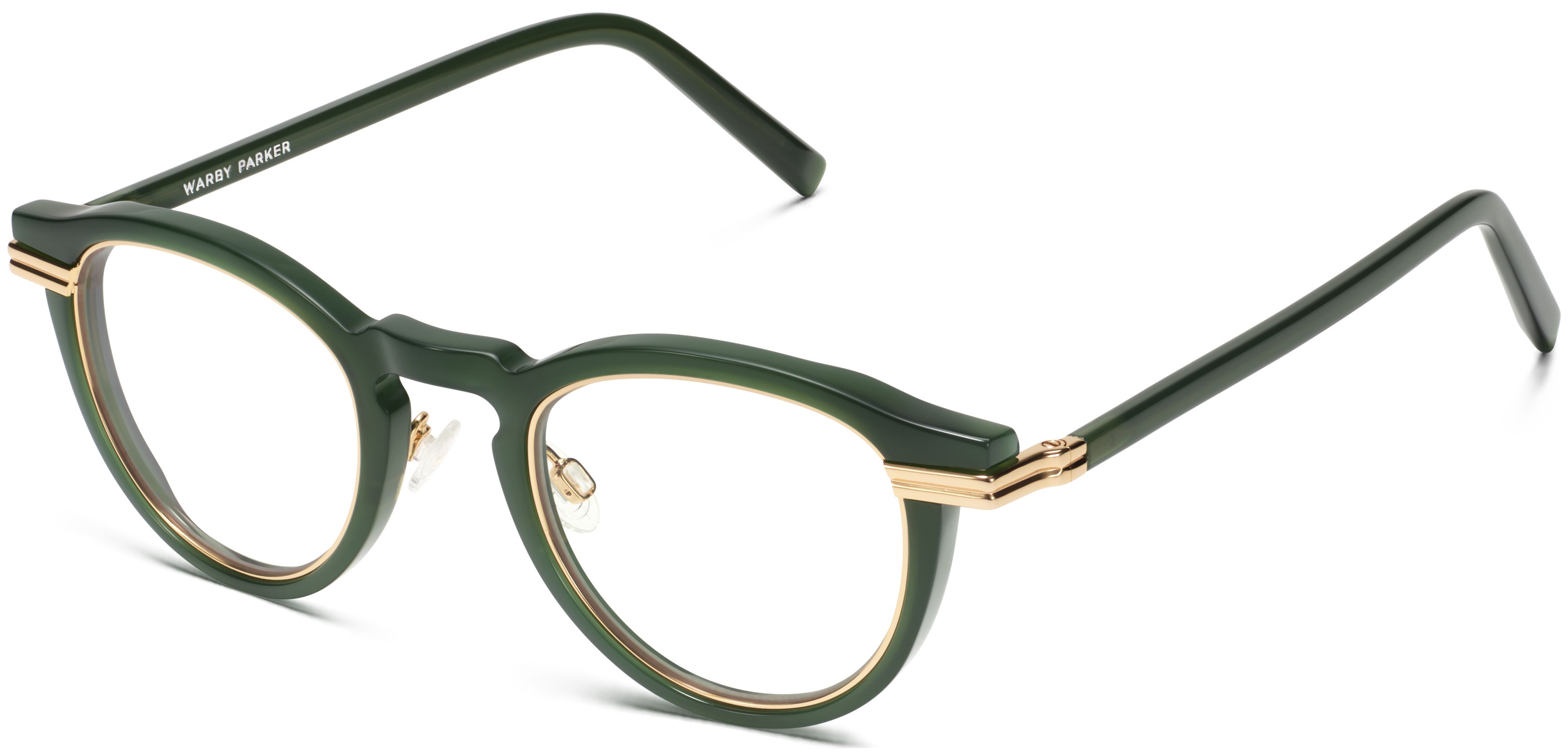 Arti Eyeglasses in Poblano with Polished Gold | Warby Parker