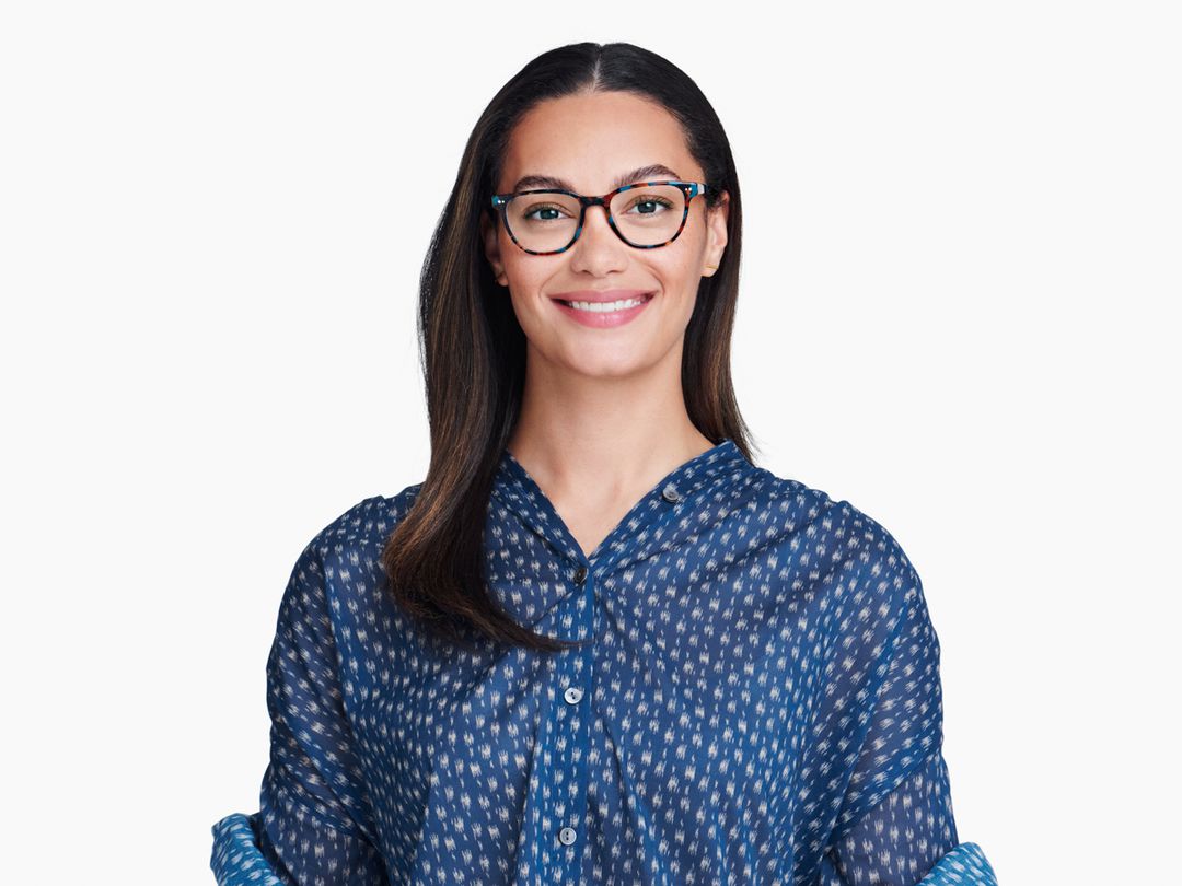 Gilmore Eyeglasses in Teal Tortoise | Warby Parker