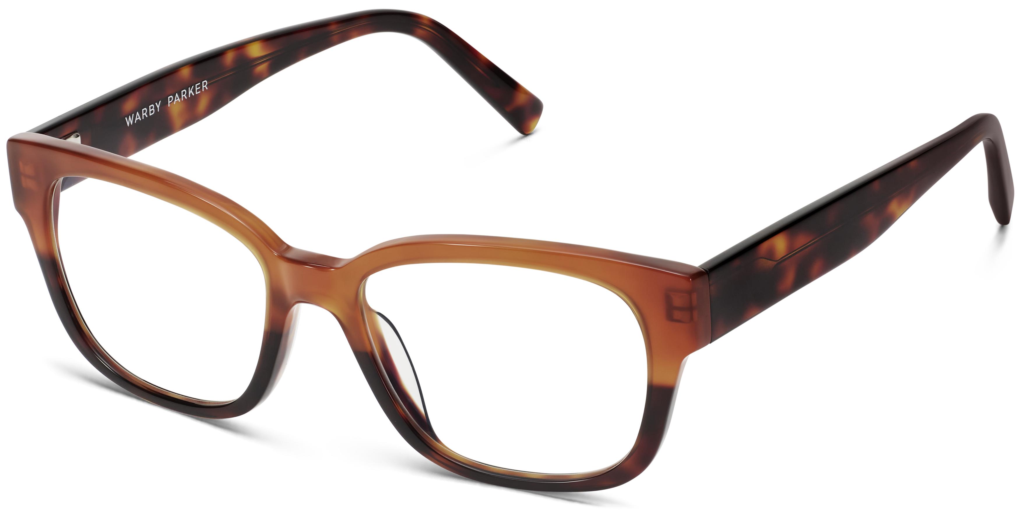 Wentworth Eyeglasses in Saddle Tortoise Fade