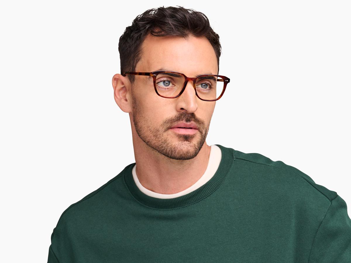 Gooding Eyeglasses in Maple Tortoise