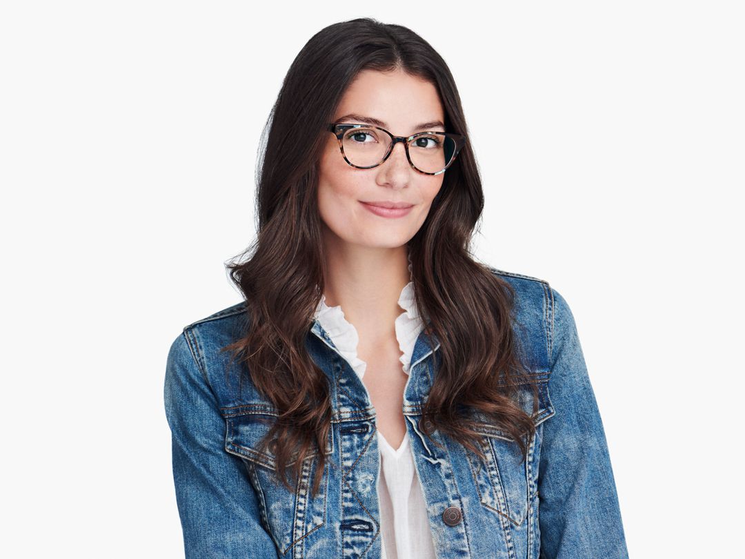 Cornelia Eyeglasses in Smoky Pearl Tortoise | Warby Parker