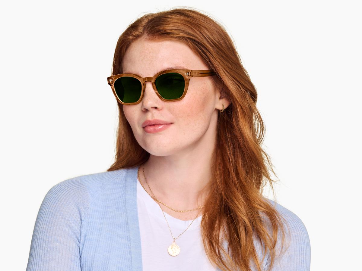 Terrell Sunglasses in Ginger Crystal