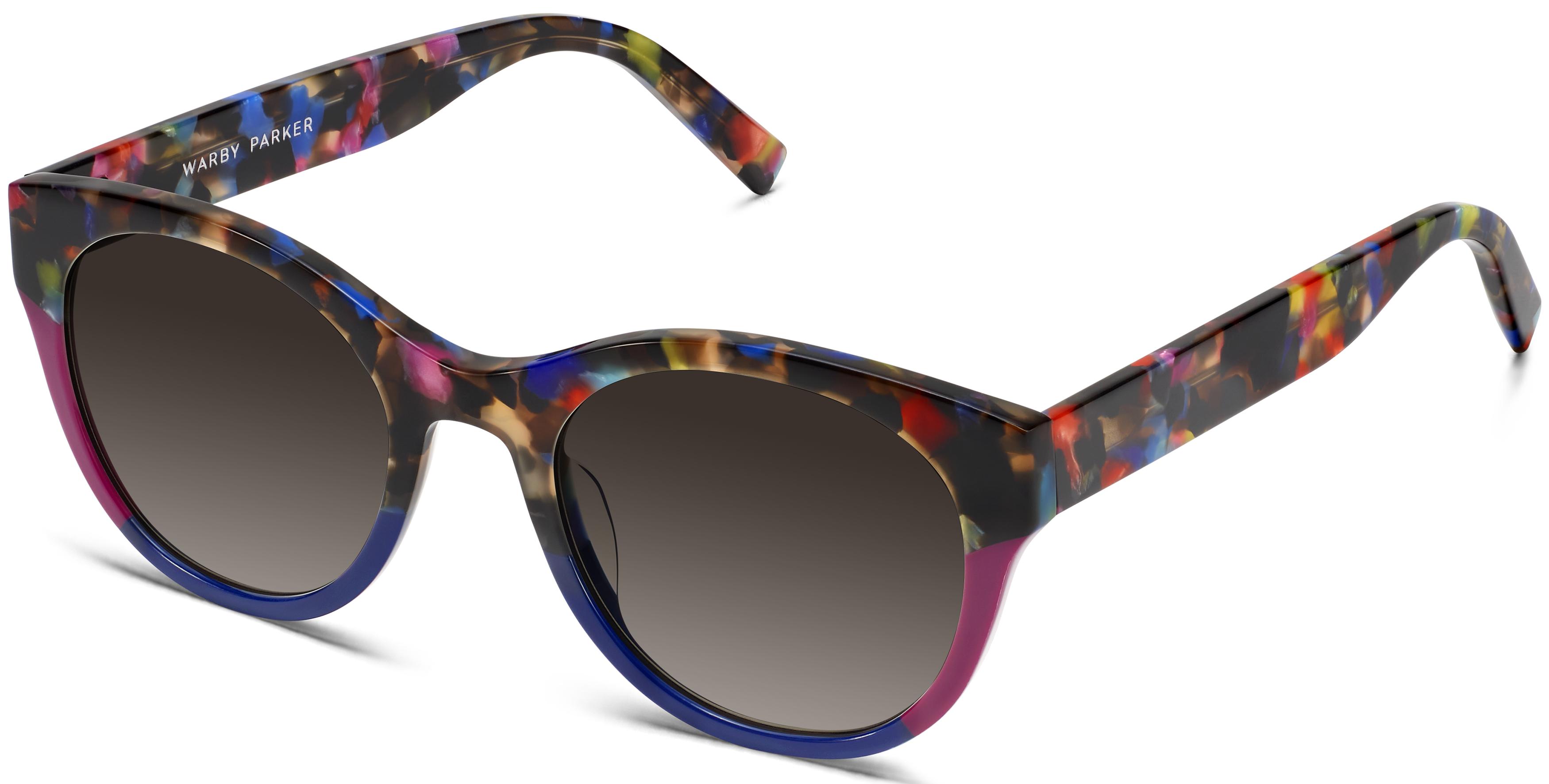 Piera Sunglasses in Striped Confetti | Warby Parker
