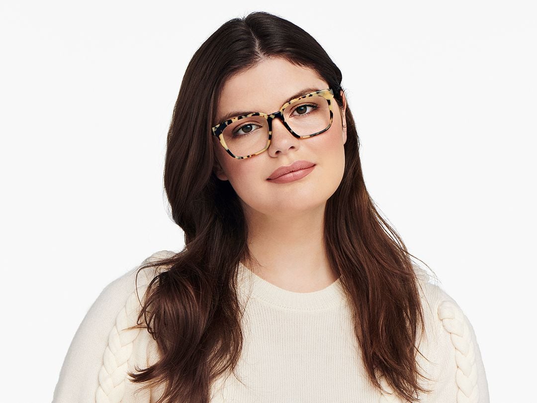 Hughes Eyeglasses in Marzipan Tortoise | Warby Parker