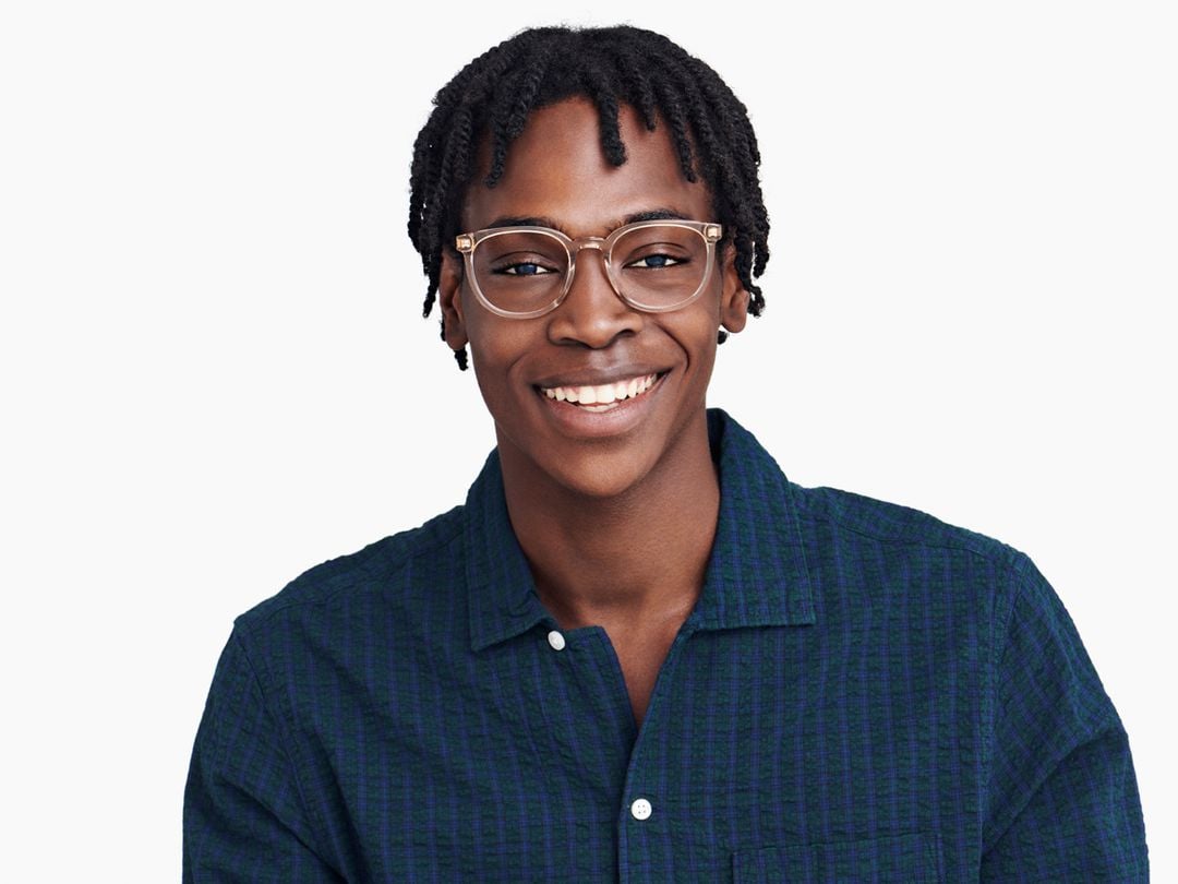 Gillian Low Bridge Fit Eyeglasses in Nutmeg Crystal | Warby Parker