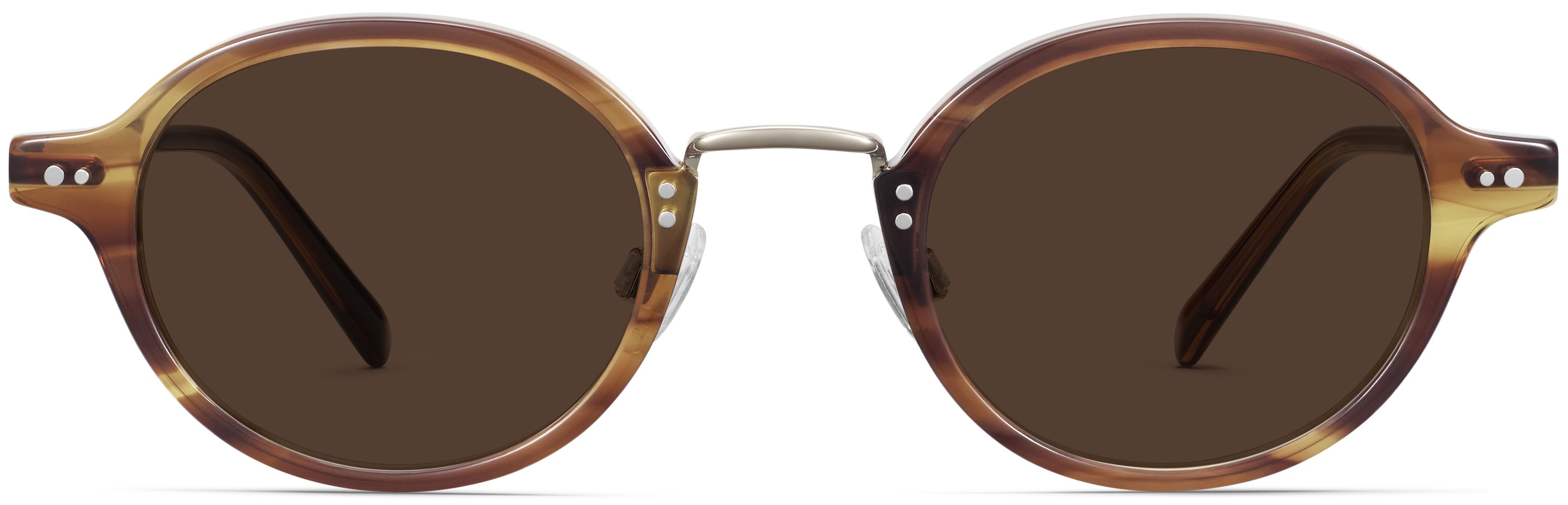 Zimmer Sunglasses in Black Walnut with Riesling