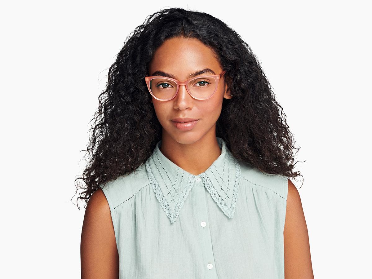 Shea Eyeglasses in Rose Guava