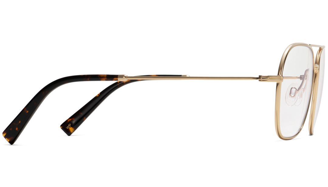 Abe Eyeglasses in Polished Gold | Warby Parker