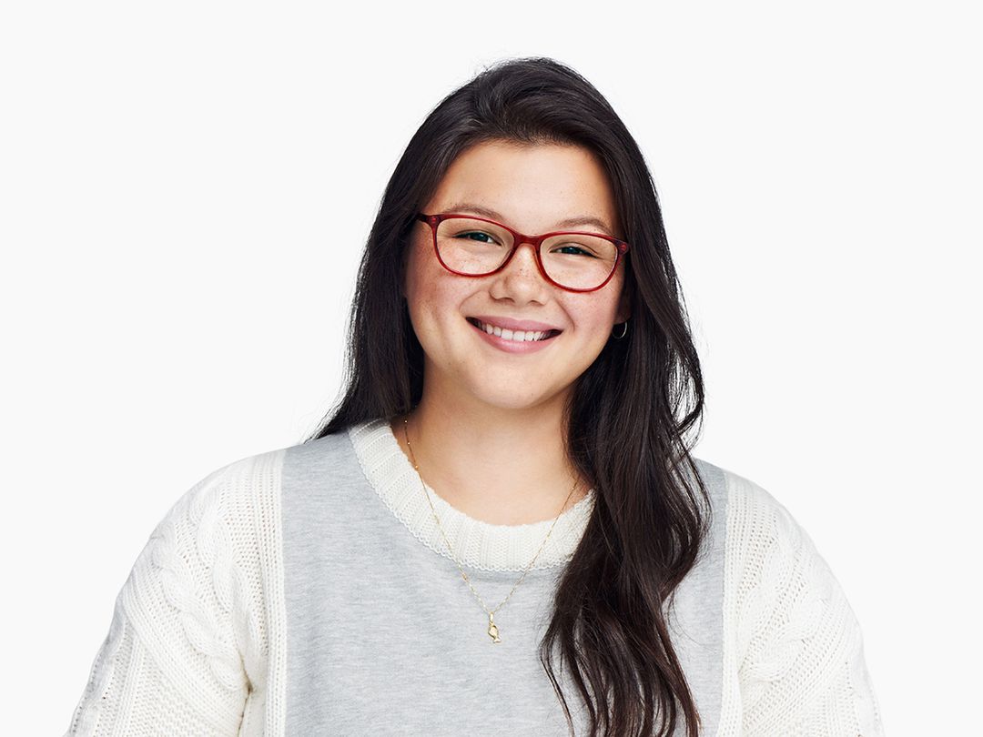 Daisy Eyeglasses in Cardinal Crystal | Warby Parker