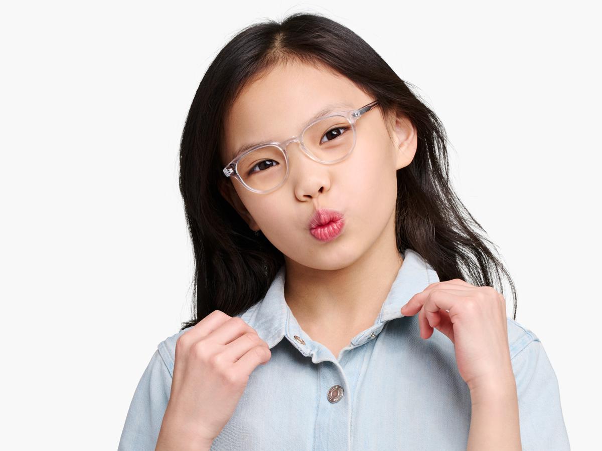 Percey Eyeglasses in Crystal