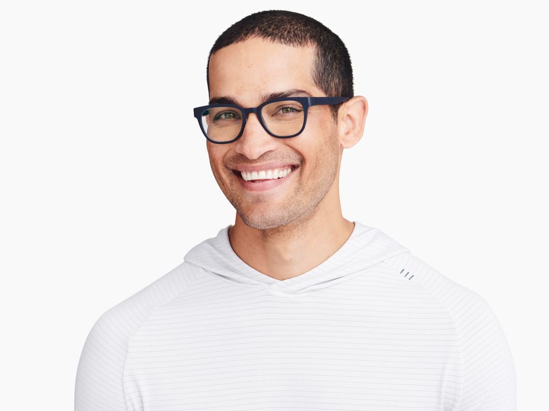 Tally Eyeglasses in Crystal Gulf Matte | Warby Parker
