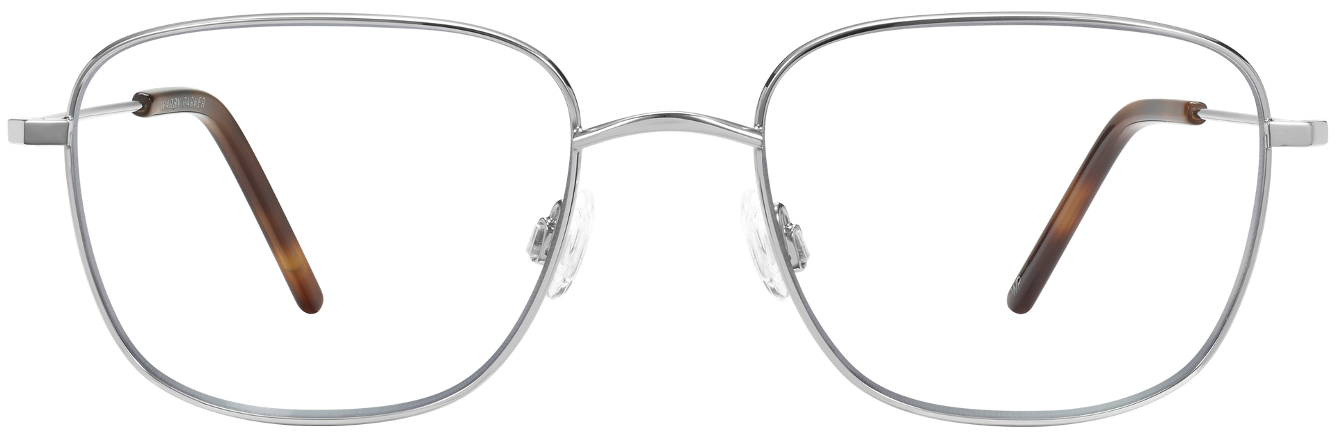 Saul Eyeglasses in Polished Silver | Warby Parker